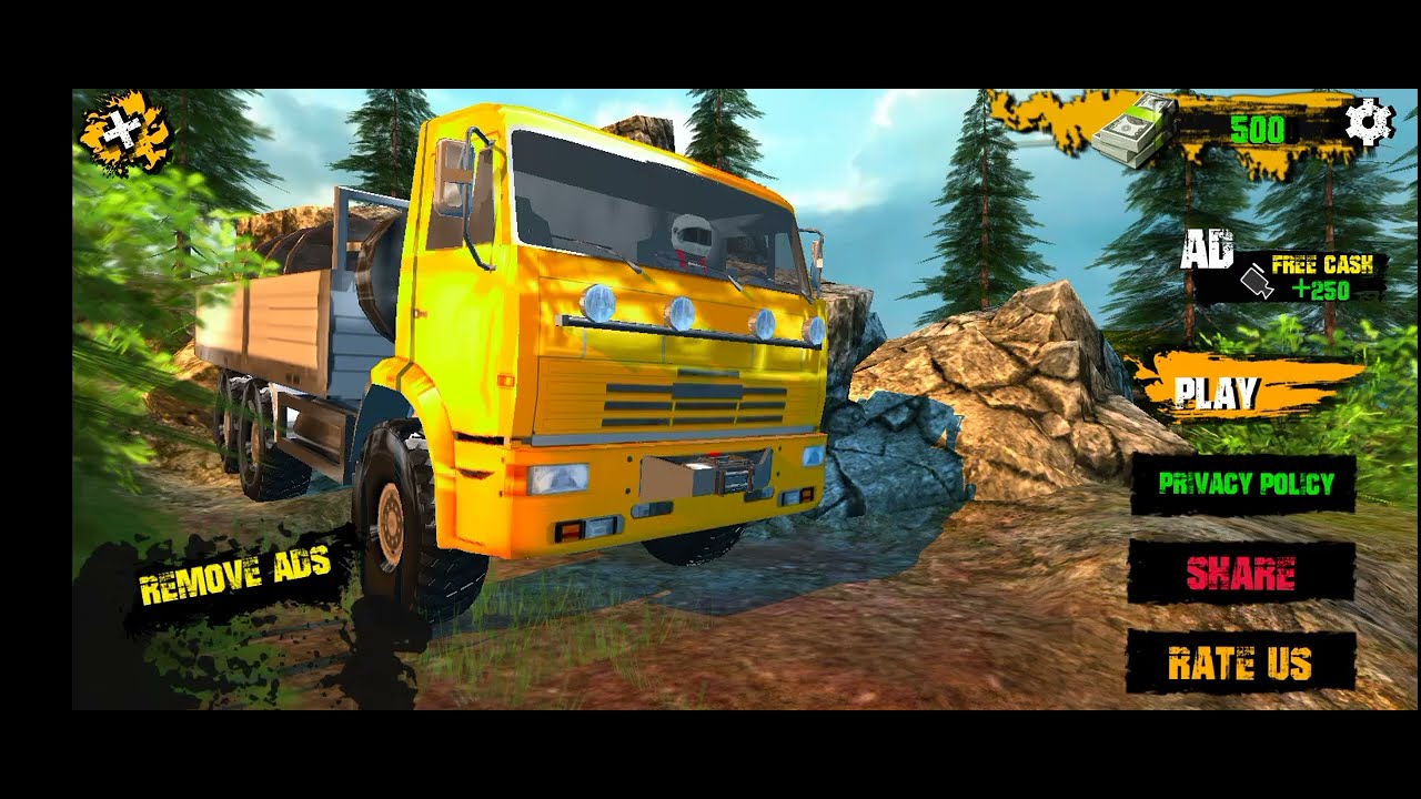 Cargo Truck Off-road Game gameplay #1|android gameplay - YouTube