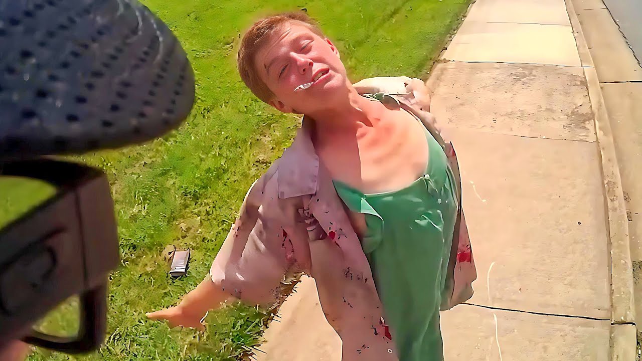 The Most Painful Arrest Ever, Woman Turns Into Zombie, Tries Breaking ...