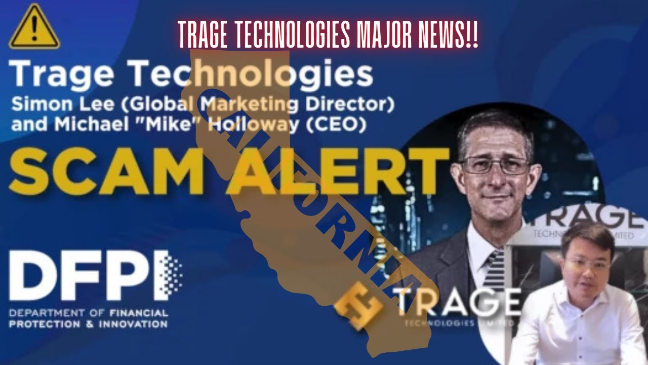 Trage Tech Receives Desist & Refrain Order From DFPI In California ...