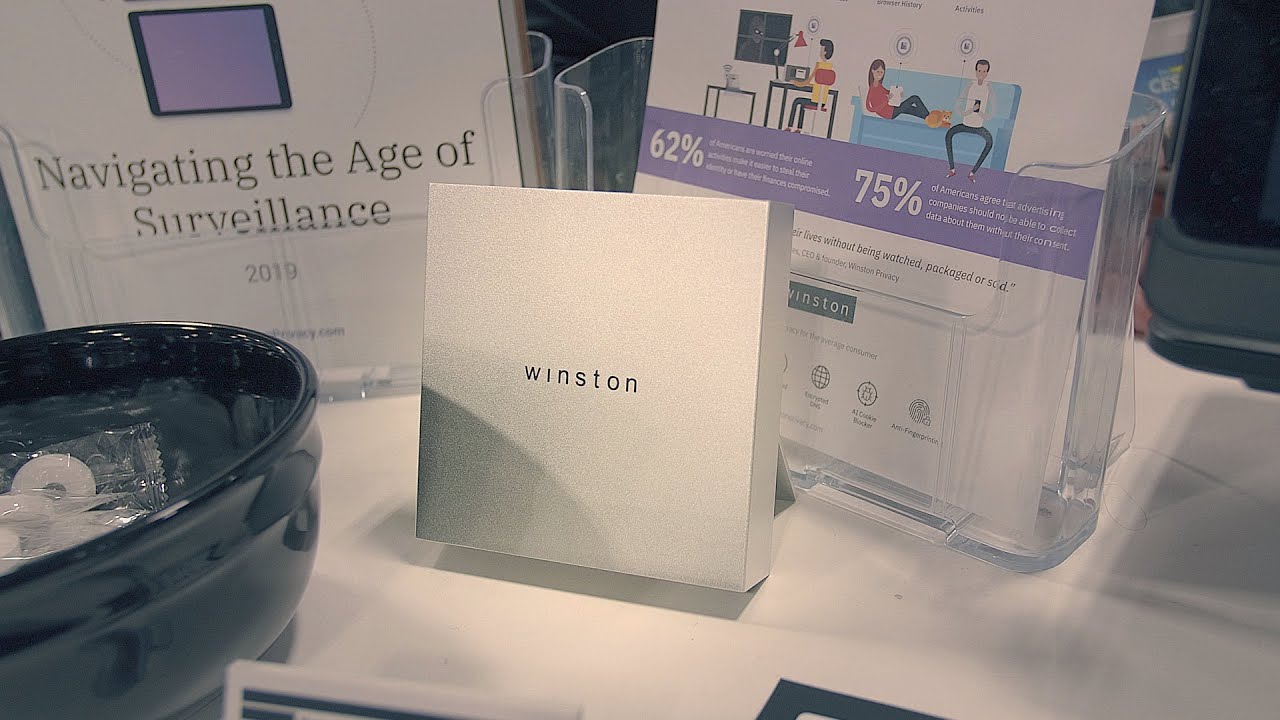 Winston Privacy Filter Device - CES 2020 - YouTube