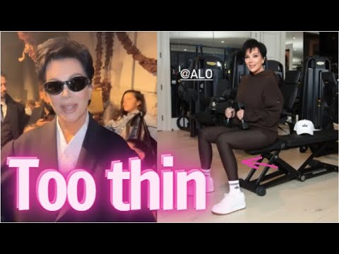 Kris Jenner shows off her skinny legs in a carefully edited gym photo ...