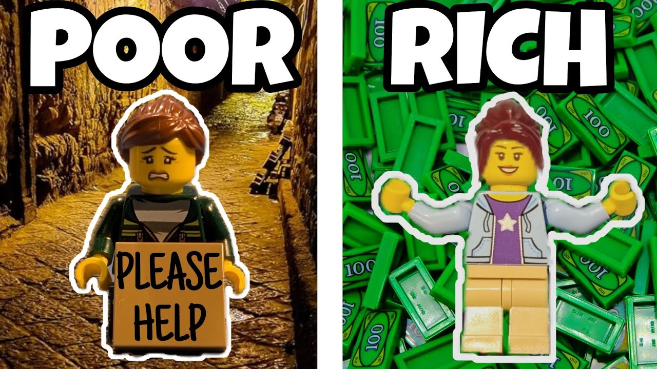 From Poor to Rich! | A LEGO story... - YouTube