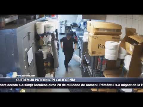 Cutremur puternic în California - YouTube