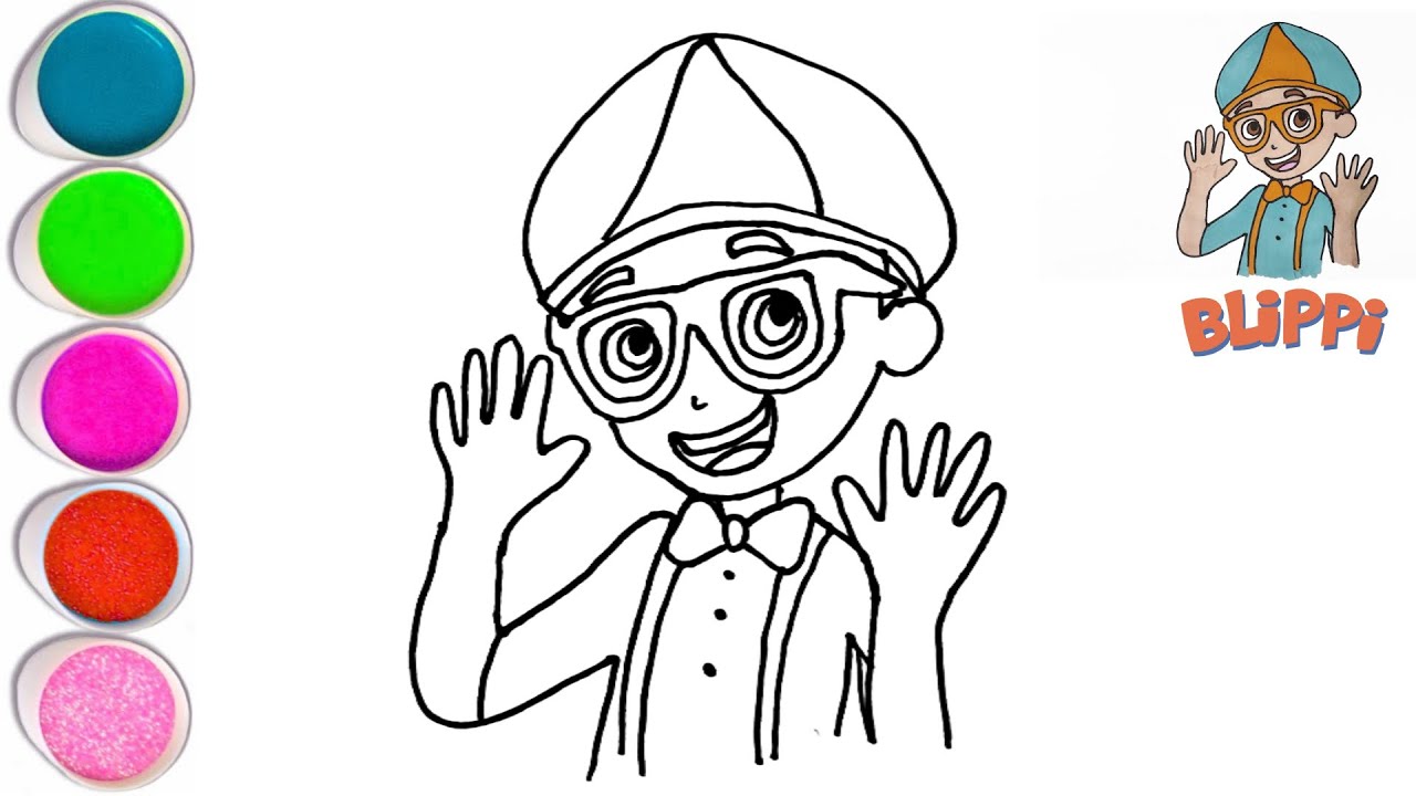 How to Draw Blippi | Easy Drawing for Kids - YouTube