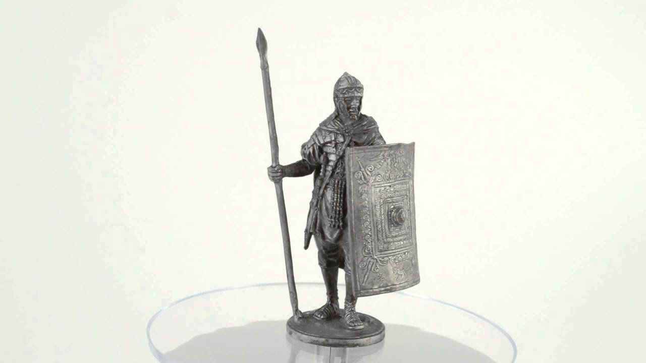 Roman legionnaire. Rome, 2 century metal sculpture. Collection 54mm ...