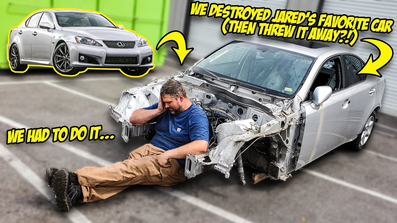 We DESTROYED A Rare Lexus IS-F...Then THREW IT AWAY (Jared's FAVORITE ...