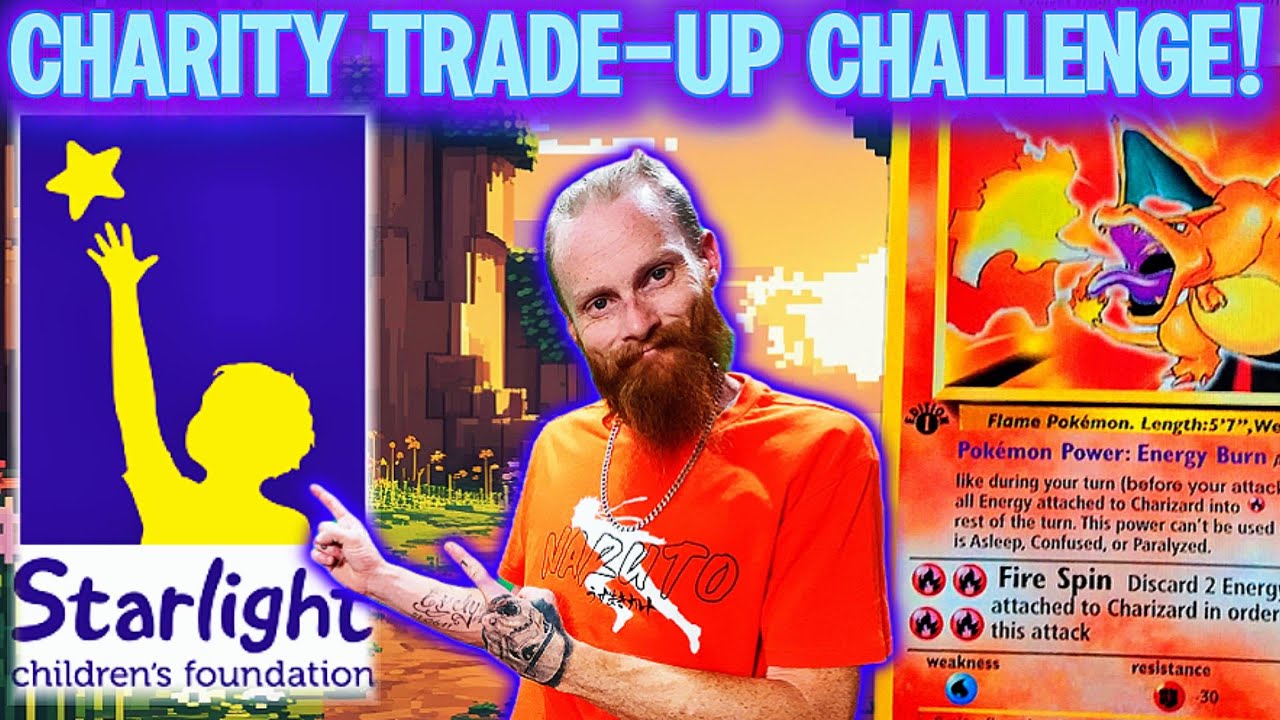 Pokémon Charity Trade-Up | From One Card to a Huge Donation! - YouTube