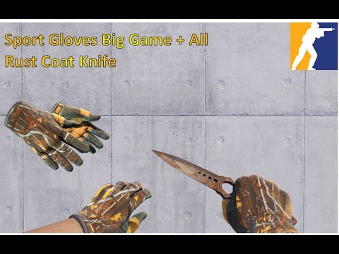 Sport Gloves Big Game + All Rust Coat Knife | CS2 Showcase (Viewer ...