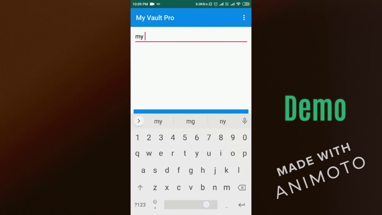 My Vault- Digital locker Store password and files. How to use app ...