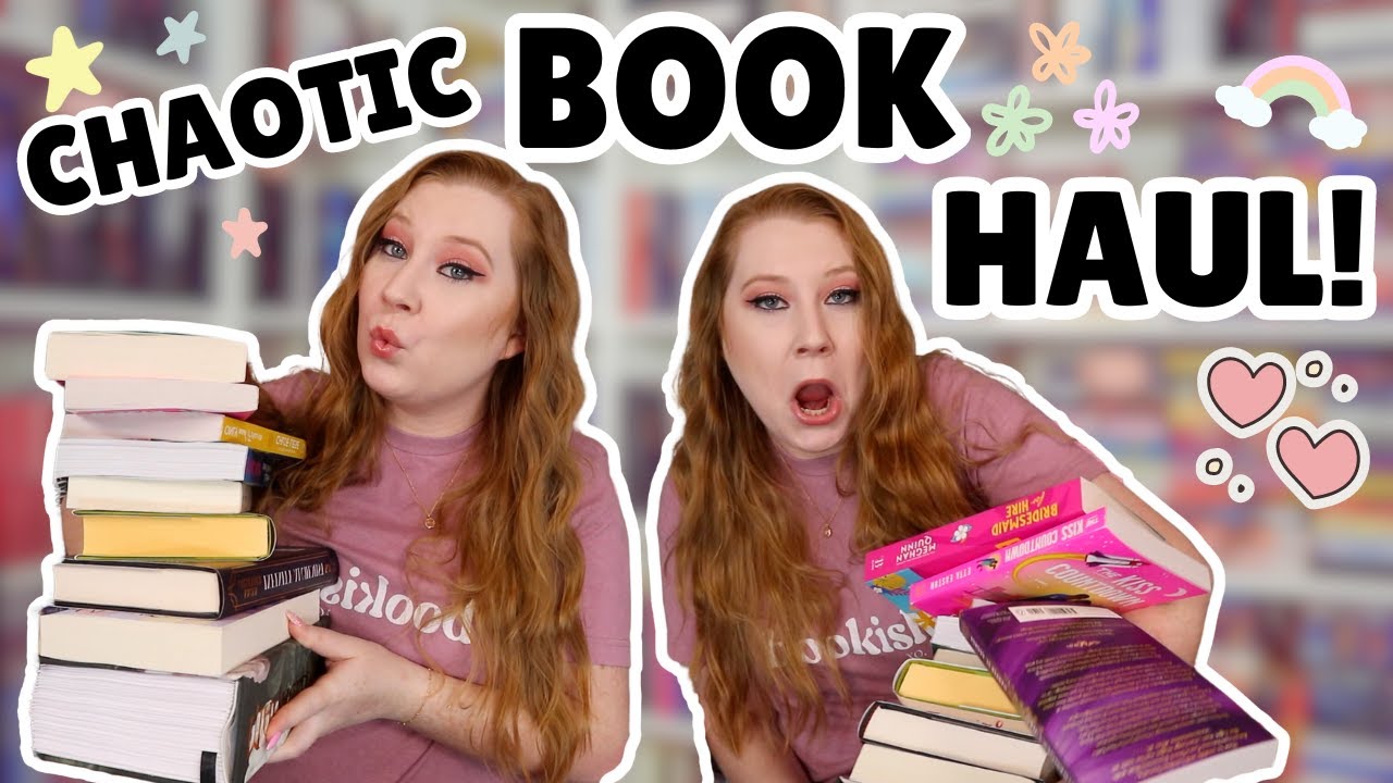 a very *chaotic* book haul | special editions, fantasy, & gifts! - YouTube