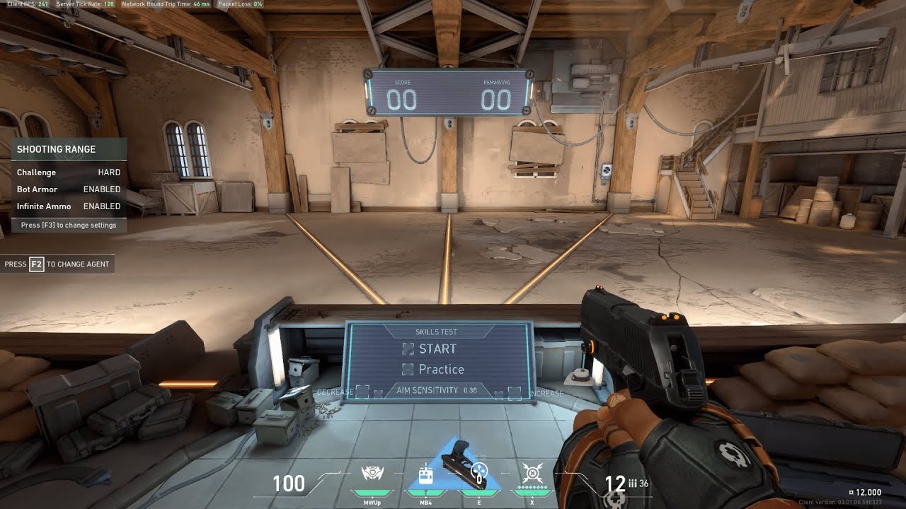 Valorant range practice be like - YouTube