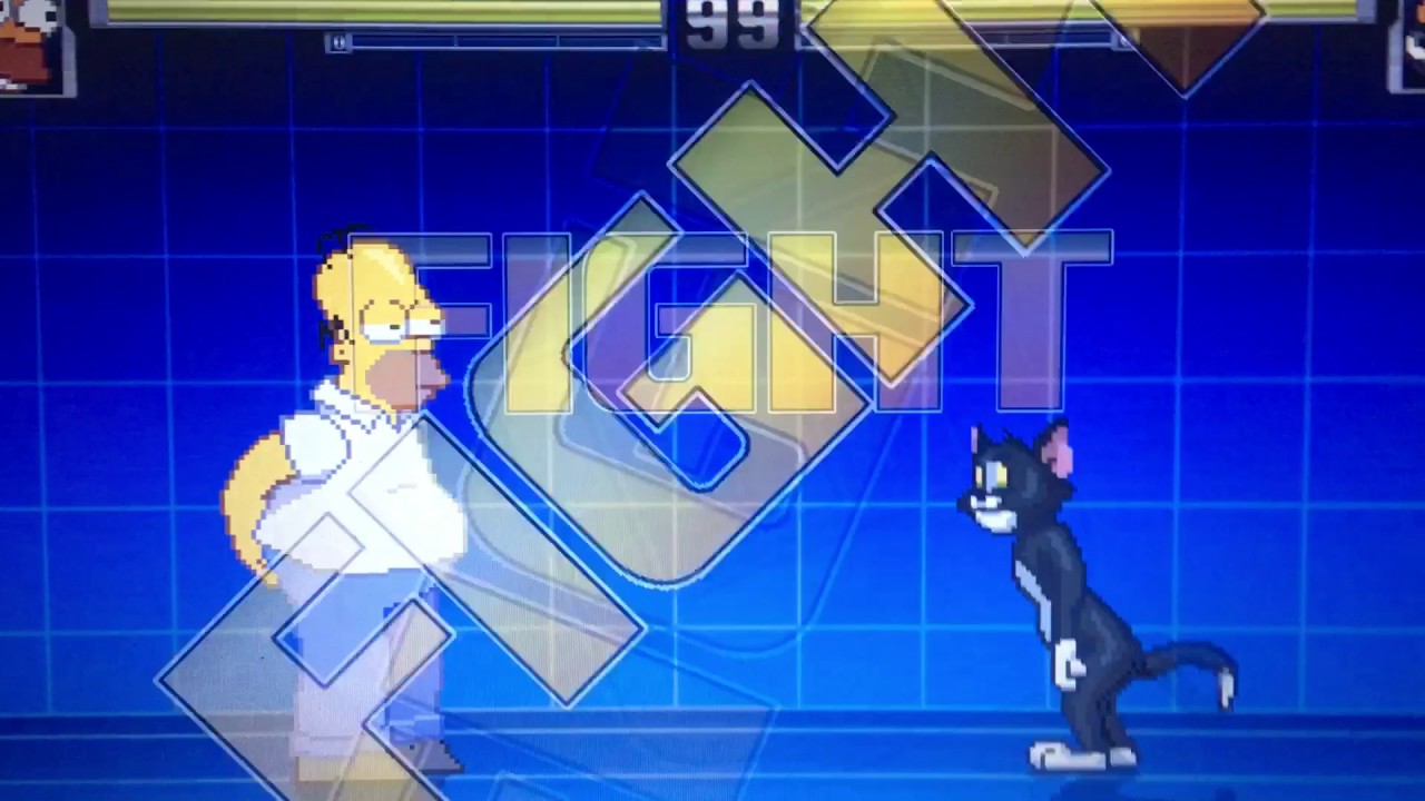 Homer Simpson VS Tom The Cat Mugen - YouTube