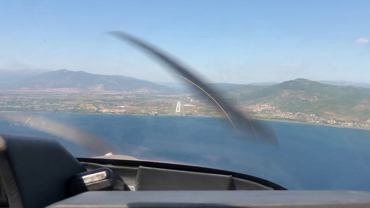 Landing at Ohrid Airport (Runway 01) ~ Socata TB20 - YouTube
