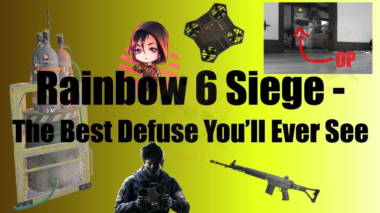 Rainbow 6 Siege - The Best Defuse You'll Ever See - YouTube