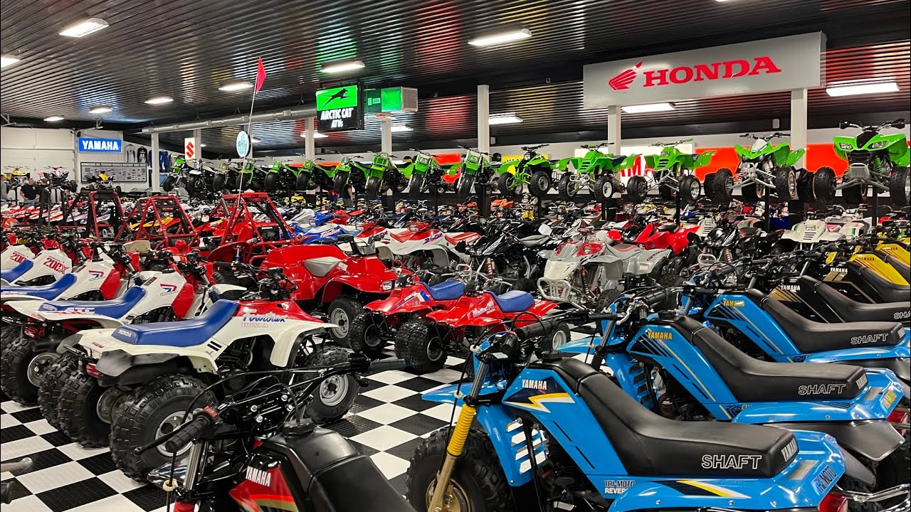 World’s best ATC ATV collection Binky Tapscott forever atc museum Honda ...