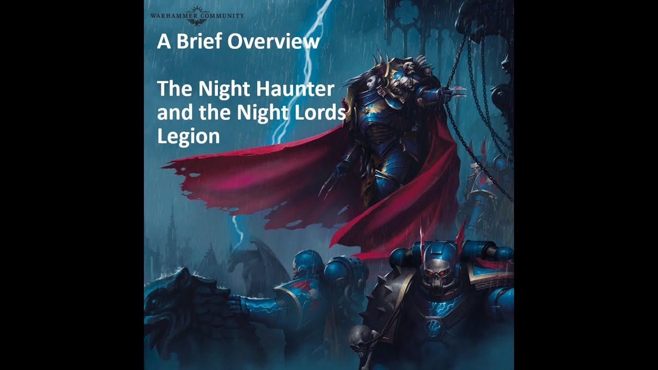 Warhammer 40k Lore Retrospective - The Night Lords Legion and Konrad ...