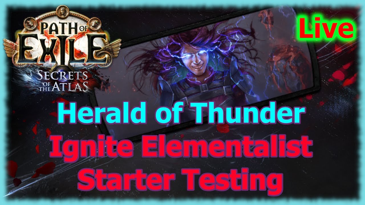 Into Red maps, need more tank | Herald of Thunder Ignite Elementalist ...