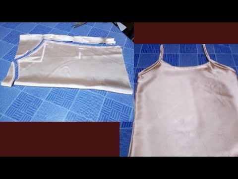 how to cut and sew female singlet/ underwear / female wear tutorial ...