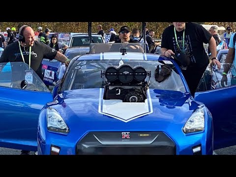 Street Outlaws - John Odom Sets the 1/4 Mile GTR Record! Impressive ET ...