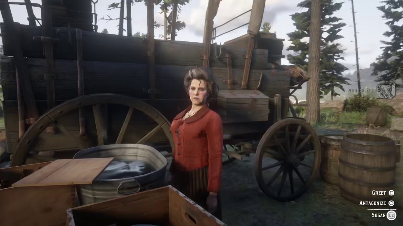 Susan being hungover | Rdr2 - YouTube