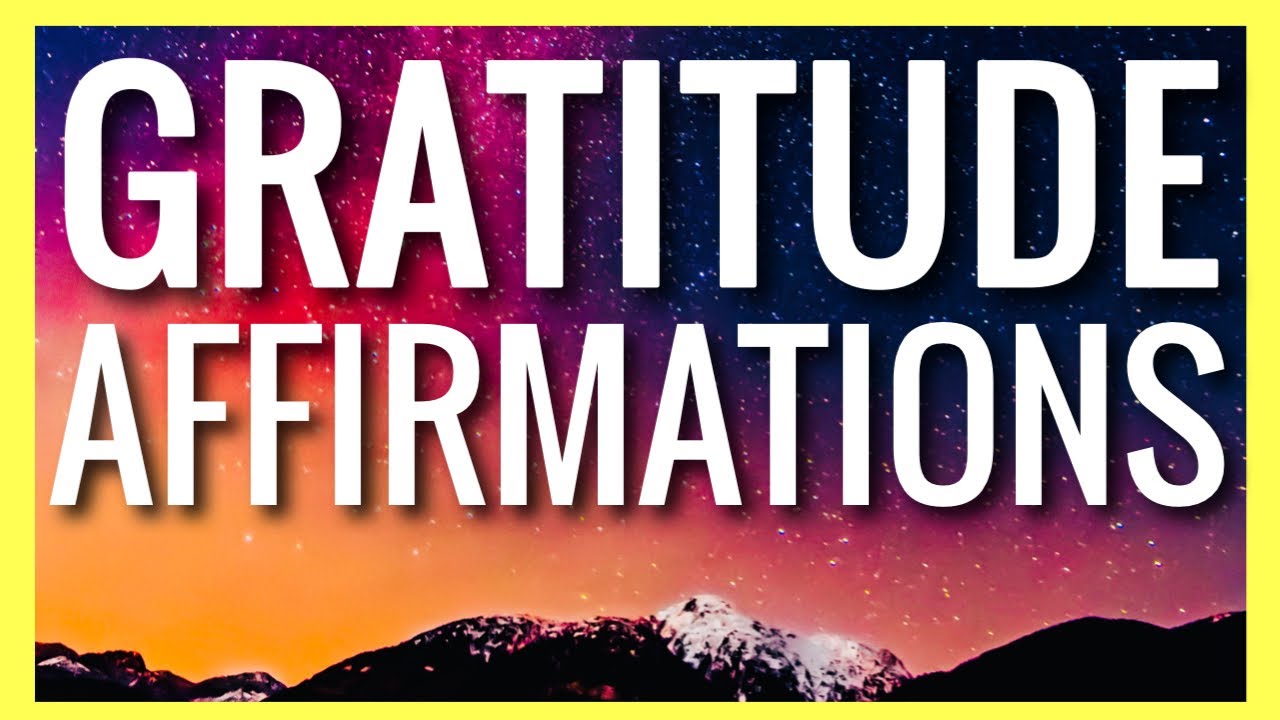 POWERFUL I AM GRATITUDE AFFIRMATIONS! Manifest Anything FASTER 369 ...