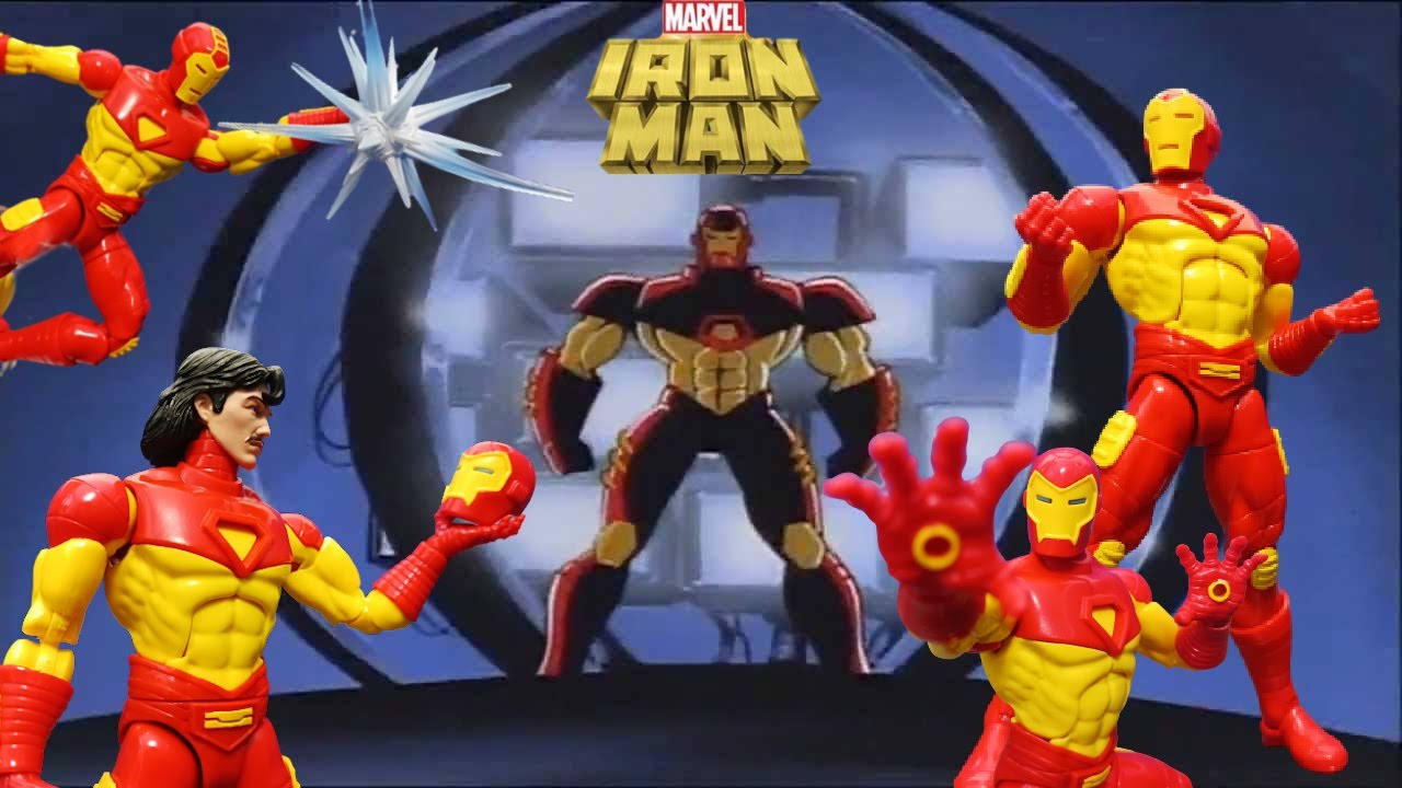 Marvel Legends Hasbro Pulse Exclusive Deluxe Retro Modular IRON MAN ...