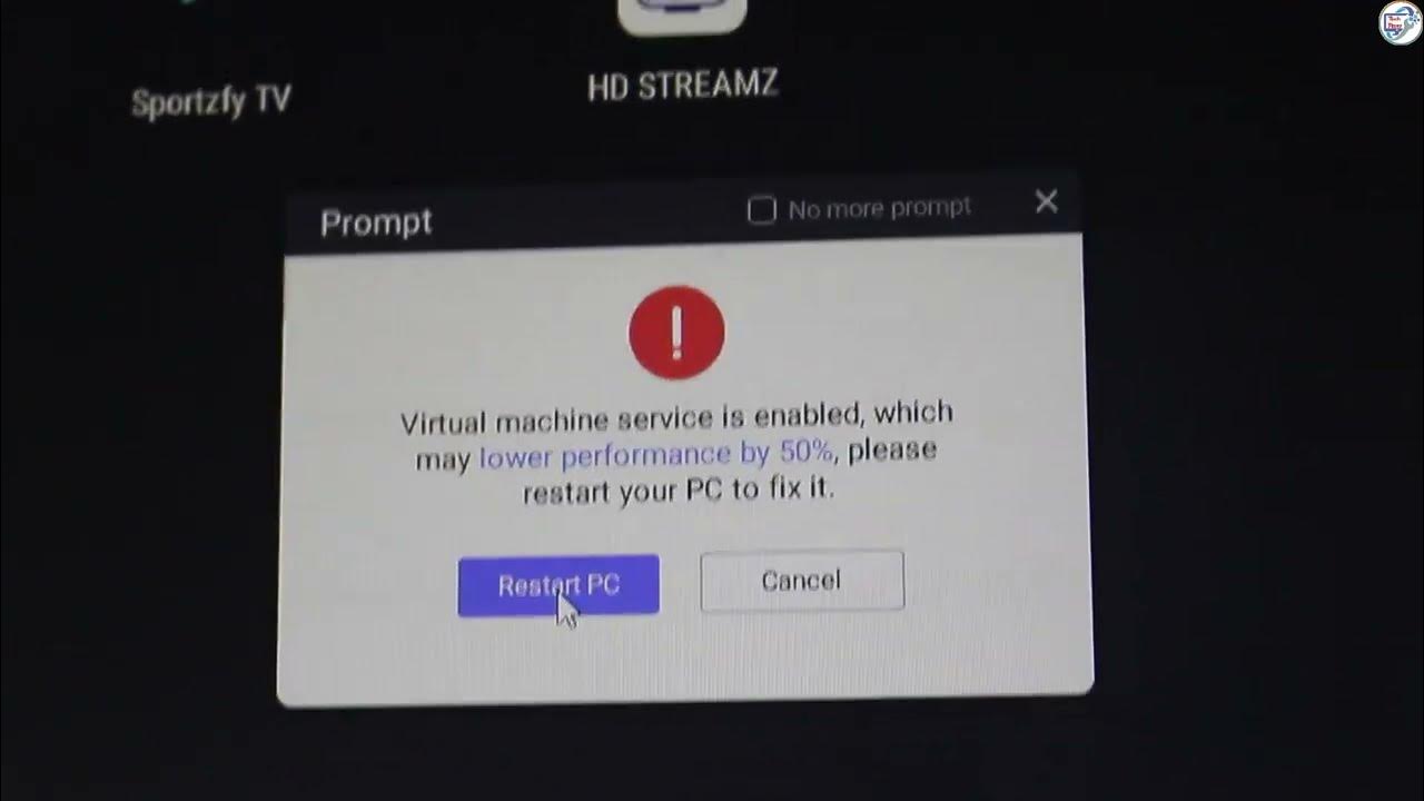 How to fix LDPlayer,virtual machine service is enabled which may lower performance by 50% ...