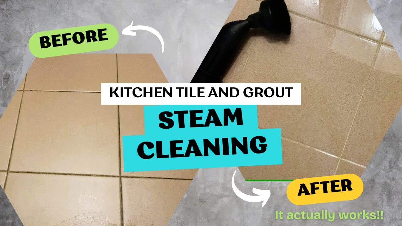 Cleaning kitchen tiles and grout | NO chemical cleaning products | *IT ...