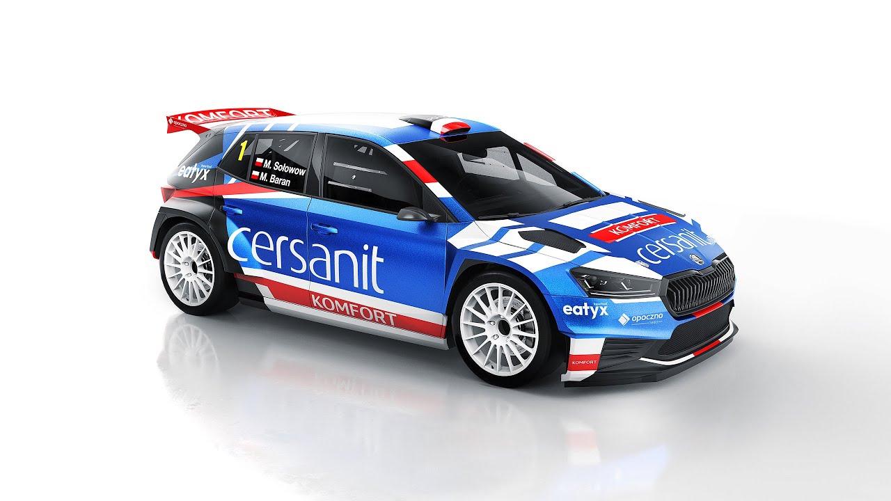 WRC Rally Poland 2024 - Michal Sołowow / Maciek Baran - Monday test 1 ...