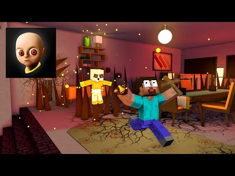 The Baby In Yellow Horror Game (Minecraft Animation)