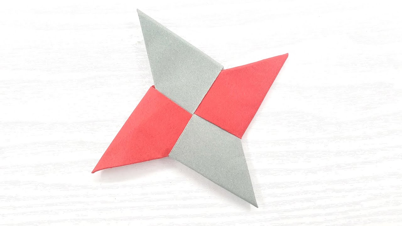 Red Ninja Star Clip Art