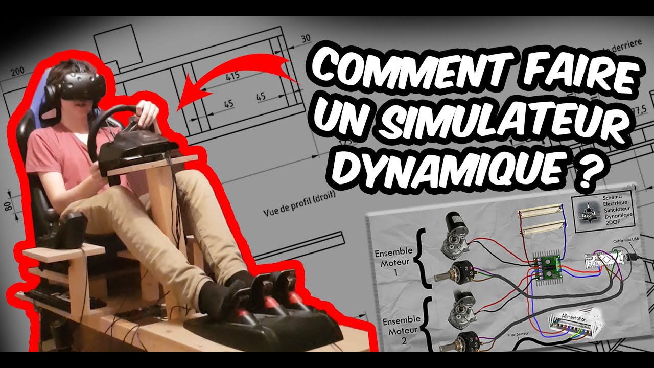 COMMENT FAIRE UN SIMULATEUR DE COURSE/AVION PAS CHER - YouTube