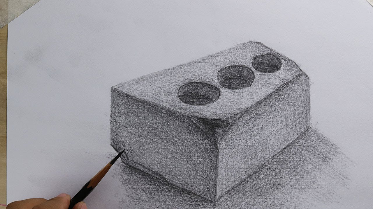 How to draw Brick second video by pencil / Drawing / #18 - YouTube