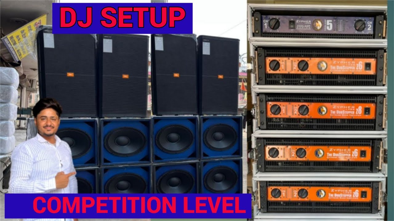 Complete DJ Setup 4 Bass, 2 Top, 2 Dj Amplifier Zyper Labs Competition ...