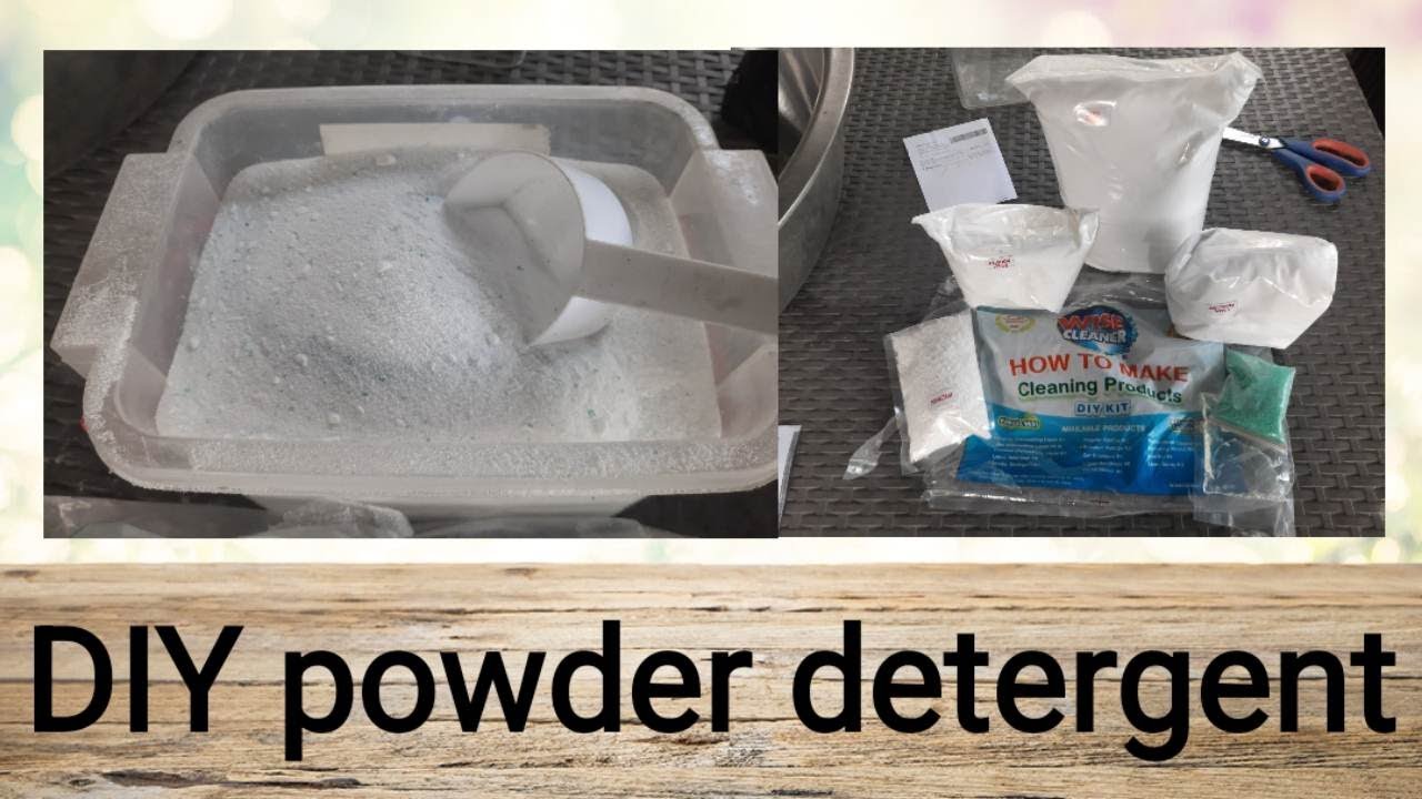 DIY POWDER DETERGENT - YouTube