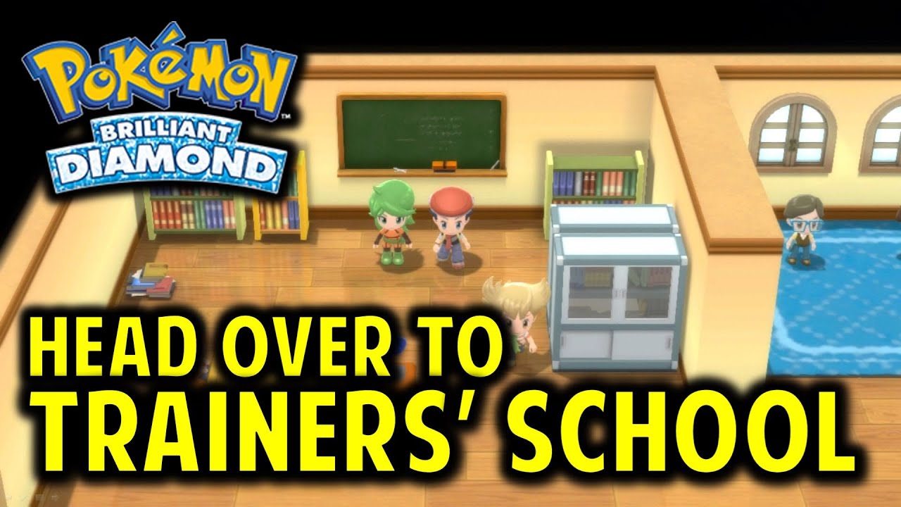Head over to the Trainers' School: Deliver Parcel & Get Town Map ...