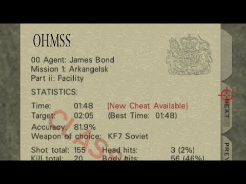 GoldenEye 007 (Xbox) - "I AM INVINCIBLE!" Achievement - YouTube