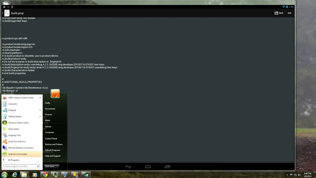 Andy Android Emulator - YouTube