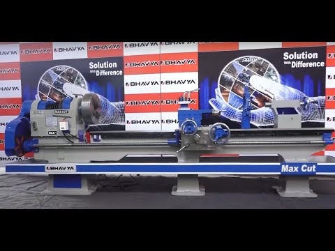 Heavy Duty V-Belt Drive Lathe Machine (Model No. - Max-1) - Bhavya ...