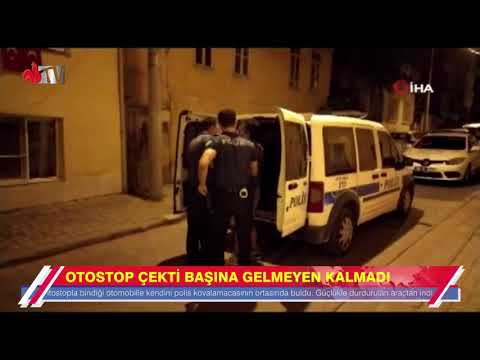 OTOSTOP ÇEKTİ BAŞINA GELMEYEN KALMADI