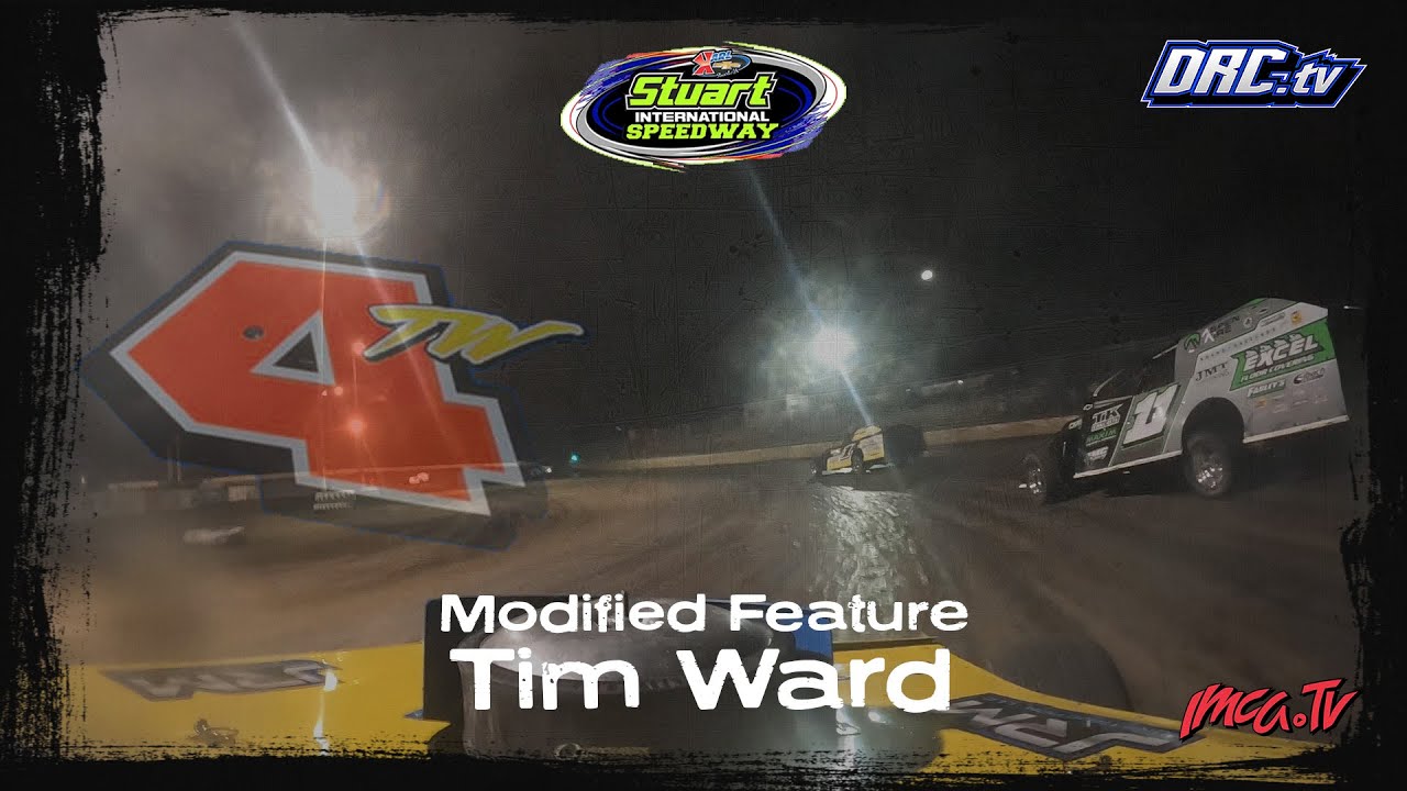 In Car: Tim Ward 4/24/24 Stuart International Speedway IMCA Modified ...