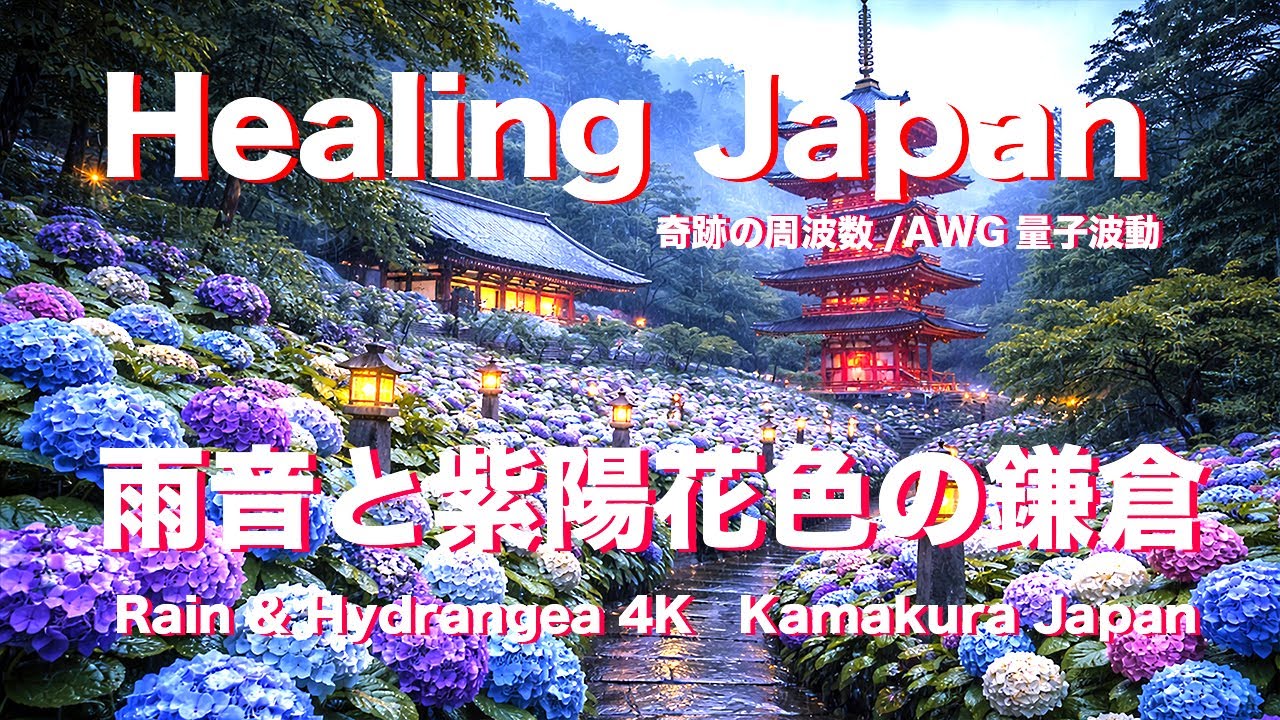 The Beauty of Japan in the Rain: Kamakura Zen & Rain Sounds - YouTube