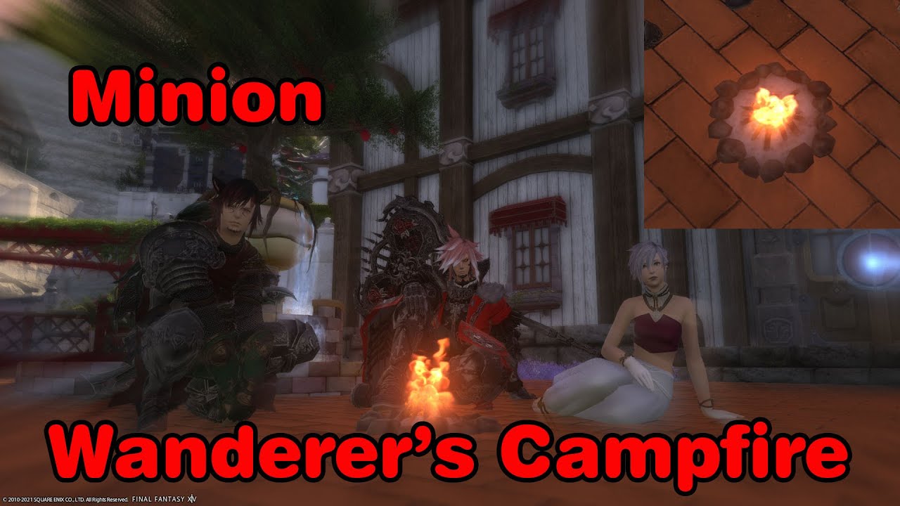 [FFXIV] Wanderer's Campfire Minion - YouTube