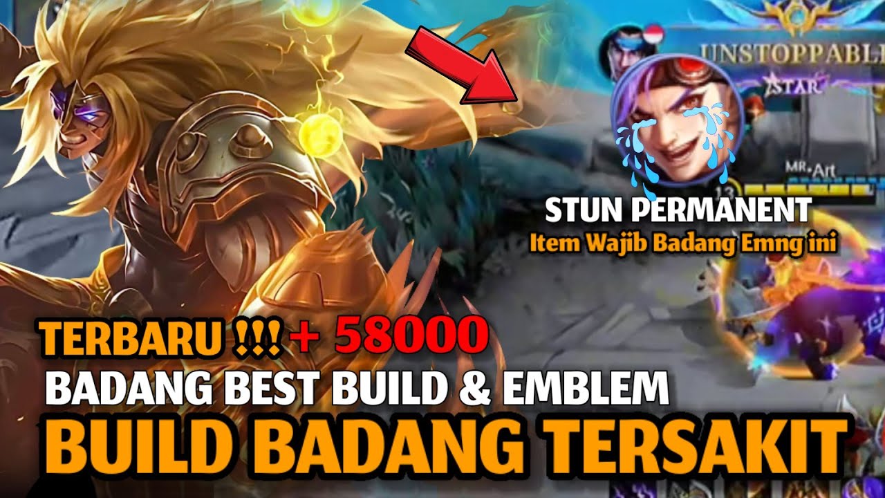 Unstoppable!! Badang Vs X Borg, Build Badang Tersakit 2024 Mobile ...
