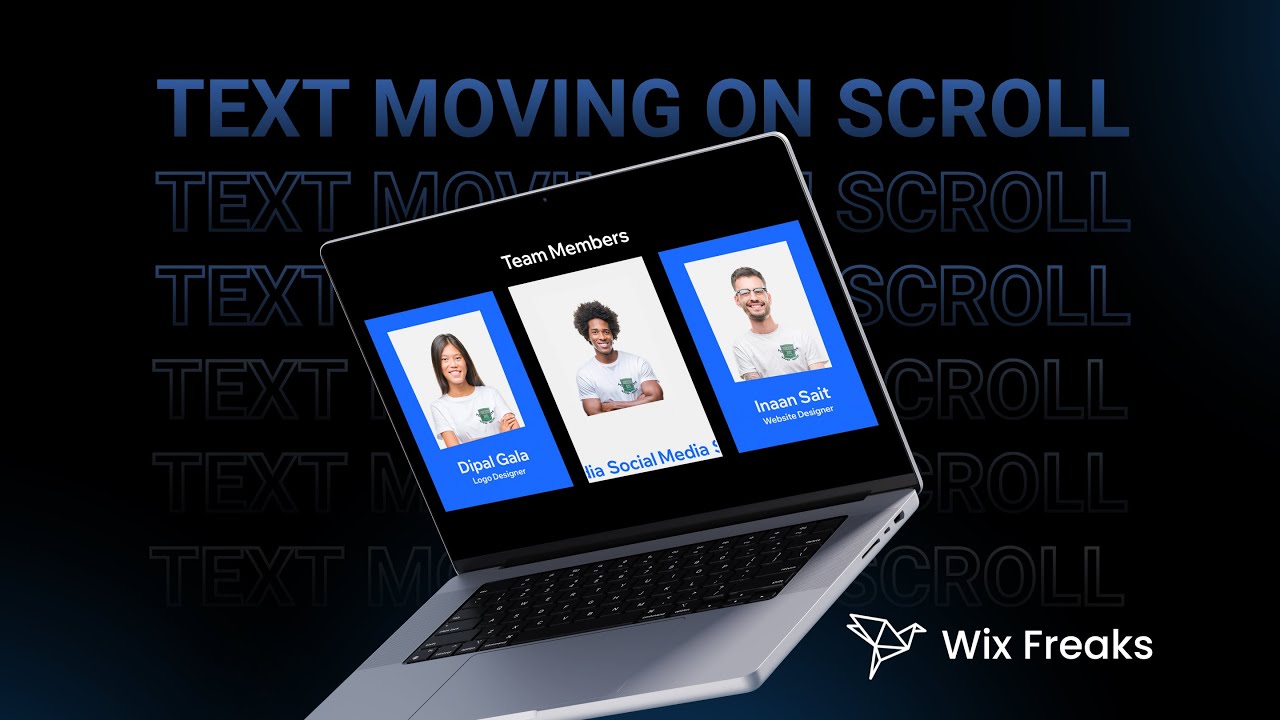 Trending Animation on Wix | Hover Cards with Scrolling Text! - YouTube