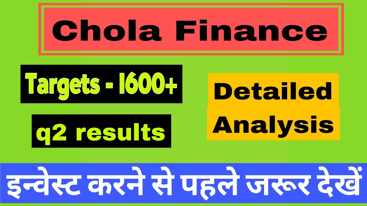 cholamandalam investment and finance company limited share / chola ...