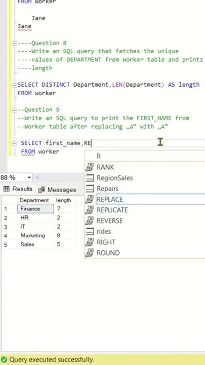 Basic SQL interview question 9 #sqlfordataengineer #sql #shorts #coding # ...