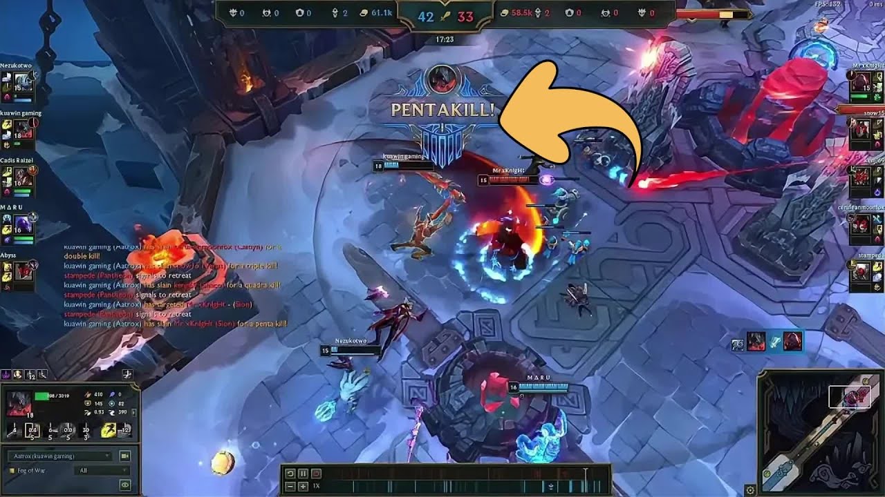 Aatrox Game Highlights (ARAM) League of Legends - YouTube