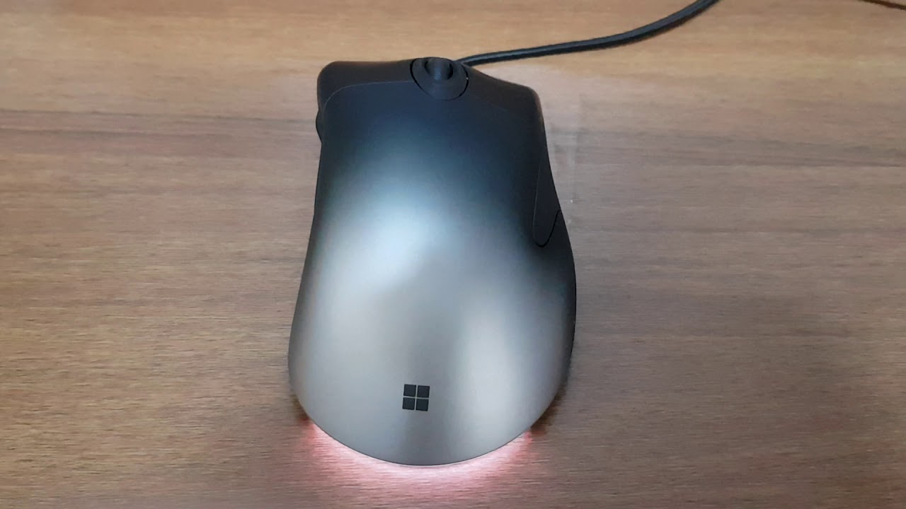 Microsoft Pro Intellimouse (LED) - YouTube