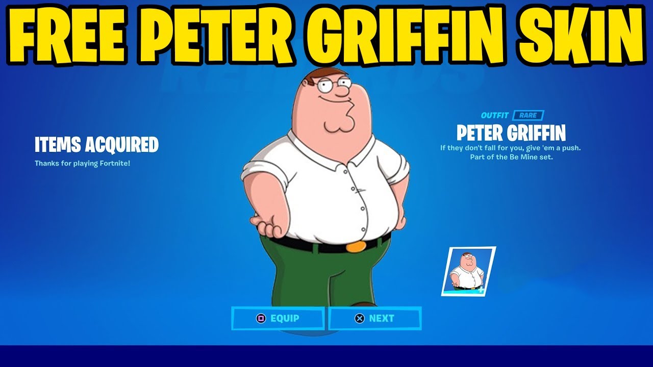 HOW TO GET PETER GRIFFIN SKIN IN FORTNITE - YouTube
